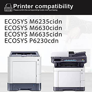 ALUMUINK Super high Yield Toner Cartridge TK 5272 Compatible TK-5272C TK-5272M TK-5272Y Replacement for ECOSYS M6235cidn M6630cidn M6635cidn P6230cdn Printer (1C+1M+1Y, 3 Pack)