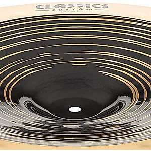 Meinl Cymbals Classics Custom Dual 18" China Cymbal, Dark and Brilliant Finish — Made in Germany — for Rock, Metal and Fusion, 2-Year Warranty, (CC18DUCH)
