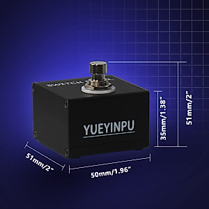 Yueyinpu Tap Switch Pedal For Guitar Effect Pedal With TS Cable (Unlatch Tap Switch)
