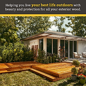 Cabot Australian Timber Oil Wood Stain and Protector, Jarrah Brown, 1 Gallon