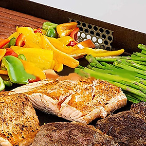 Food Mesh Screen for Black Stone Griddle Accessories Block Food from Falling Into Rear Greases Trap Cup Tray Universal Grilling Mesh Mat