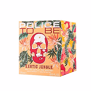 To Be Exotic Jungle For Woman By Police - Summery Floral Scent - Housed In A Botanical Decorated Bottle - Tart-Sweet Fruits And Floral Notes With Soft Vanilla-Suede Base - 2.5 Oz EDP Spray