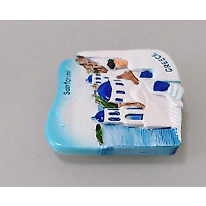 Santorini Greece 3D Fridge Magnet Tourist Souvenir Gift Home & Kitchen Decoration Magnetic Sticker Santorini Greece Refrigerator Magnet Collection