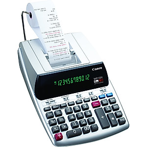 Canon Office Products 2198C001 Canon MP11DX-2 Desktop Printing Calculator with Currency Conversion, Clock and Calendar