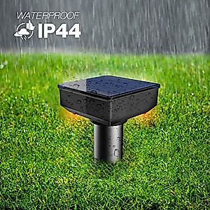 Winpest Snake Away Repellent Safe for Dogs, Solar Powered Snake Repellent for Yard, Get Rid of Snakes Snake Gone - 2 Pack