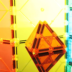 NEOFORMERS Magnetic Building Tiles, 70 Pcs 3D Magnetic Building Blocks Set for Kids, STEM Educational Preschool Magnet Toys for Toddlers Boys Girls 3 4 5 6 7 8 Year Old