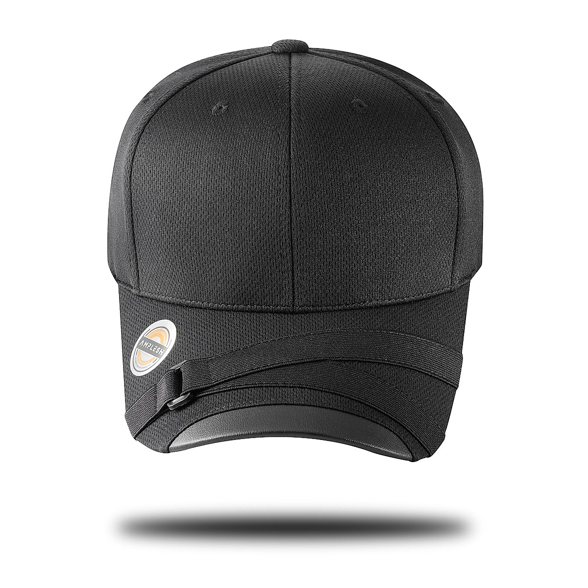 POPKORS Teamlife Max Cool Air Ventilation Mesh Back Performance Sport Outdoor Baseball Cap Hat (Black)
