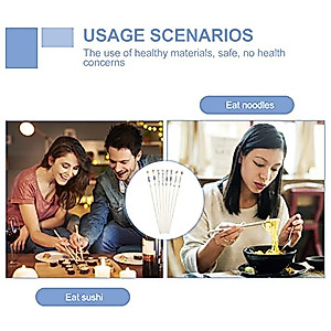 Luxshiny Metal Chopsticks Ceramic Chopsticks 4Pairs Square Japanese Style Non- Slip Cooking Serving Chopsticks Reusable Sushi Chopsticks Kitchen Supplies for Restaurant Home Use Japanese Decor