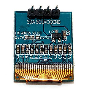 DollaTek 2Pcs SSD1306 4P 0.66inch OLED Display Module 64x48 Screen IIC I2C for Arduino AVR STM32 LCD Module