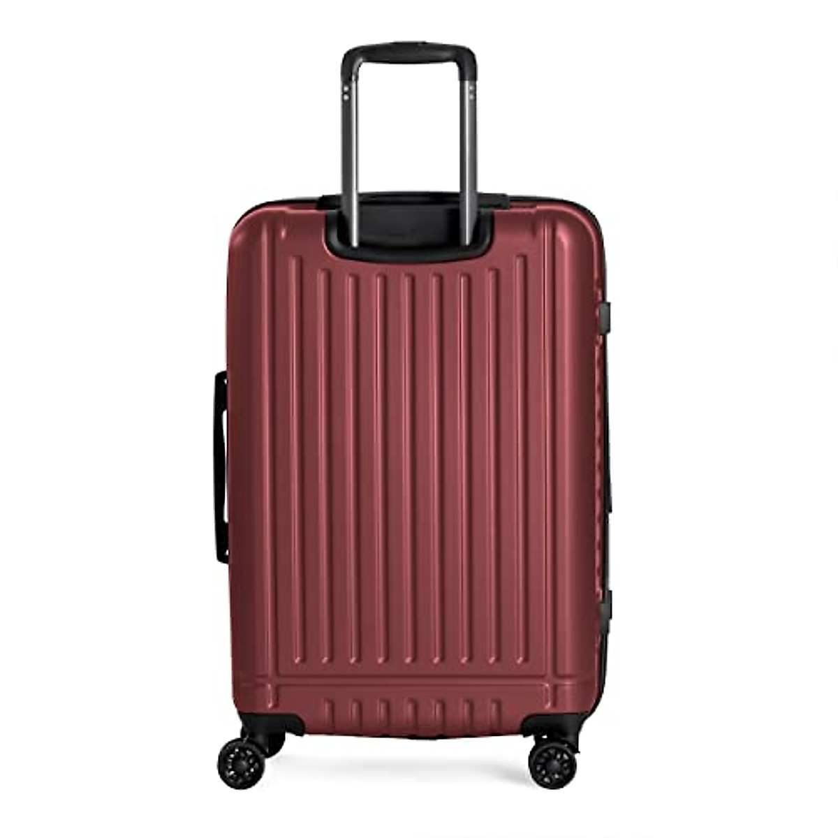 Ben Sherman Sunderland Spinner Travel Upright Luggage, British Red, 24-Inch Checked