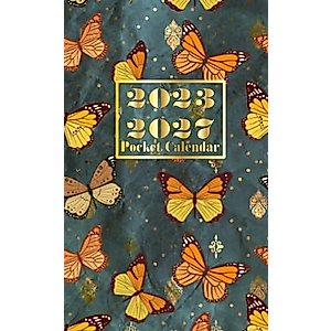 2023-2027 Pocket Planner Calendar for Purse: 5 Years From July 2023 To December 2027 | Appointment Calendar Purse Size 4 x 6.5 | 54 Months With ... , Birthdays | Contact List | Password Keeper