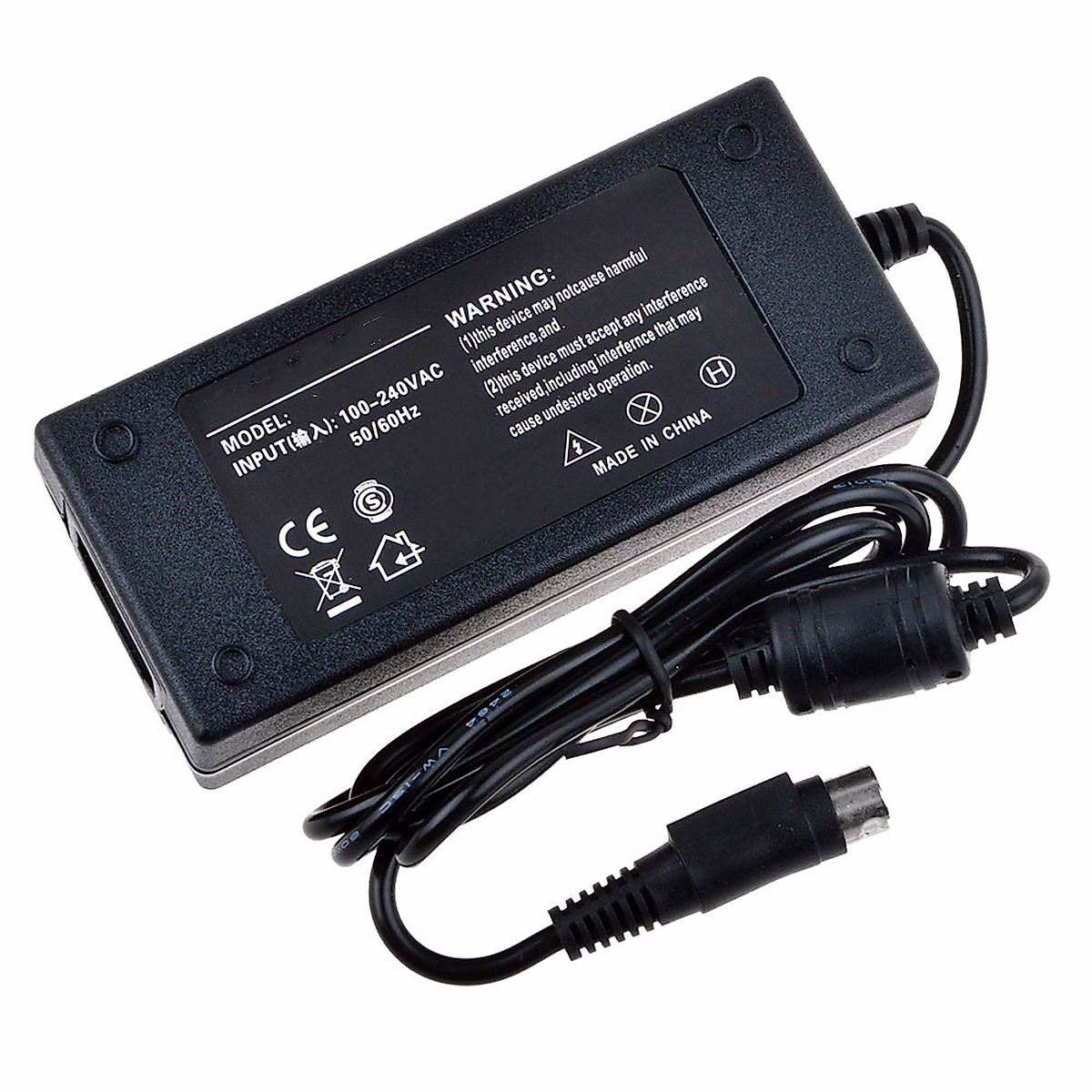 Digipartspower 4-Pin AC/DC Adapter Charger for Samsung ADP-5412A DVR Power Supply Cord Cable