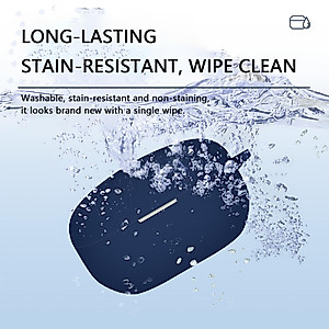 Silicone Case Compatible with Sonys WF-1000XM5 Earbuds Headphones, Shockproof & Anti-Scratch Portable Protective Cover for The Best Truly Wireless WF-1000XM5 Earbuds (Black)