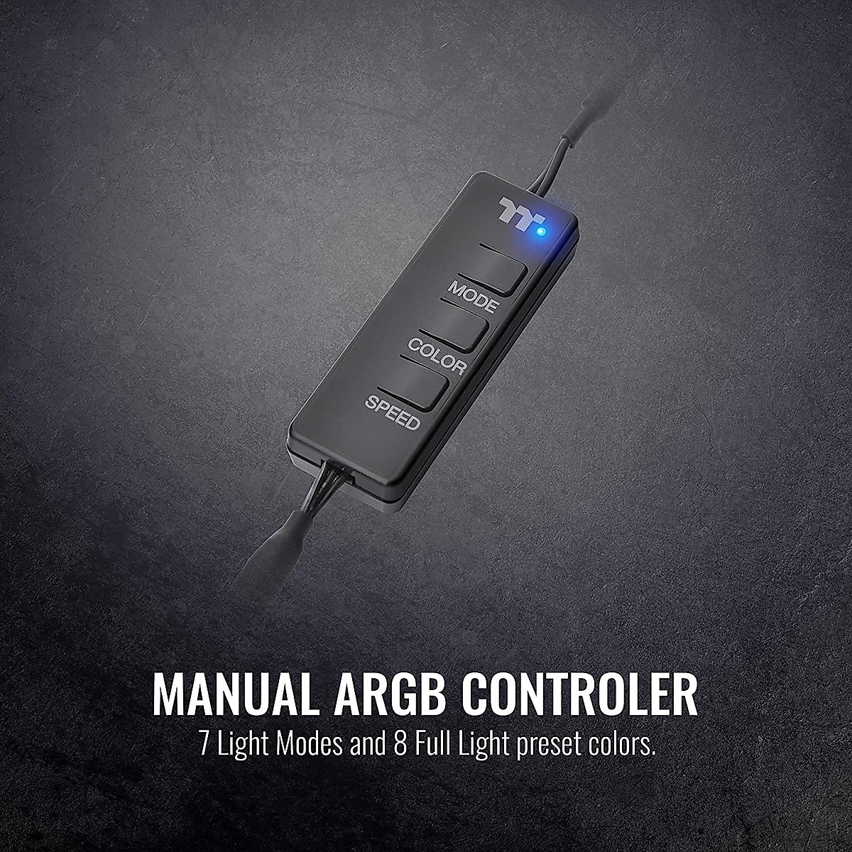 Thermaltake TH120 ARGB Motherboard Sync Edition Intel LGA1700 Ready/AM5/AMD All-in-One Liquid Cooling System 120mm High Efficiency Radiator CPU Cooler CL-W285-PL12SW-B, Black