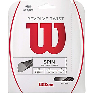 Wilson Revolve Twist 17 Tennis String - Set, Red