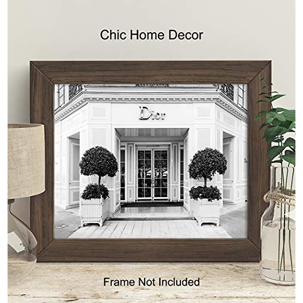 Glam Wall Decor Photo of Christian Dior Store - High Fashion Design Wall Art Picture - Designer Wall Decor - Glamour Wall Art Gift for Women - Designer Fashion Luxury Couture Home Decoration Poster
