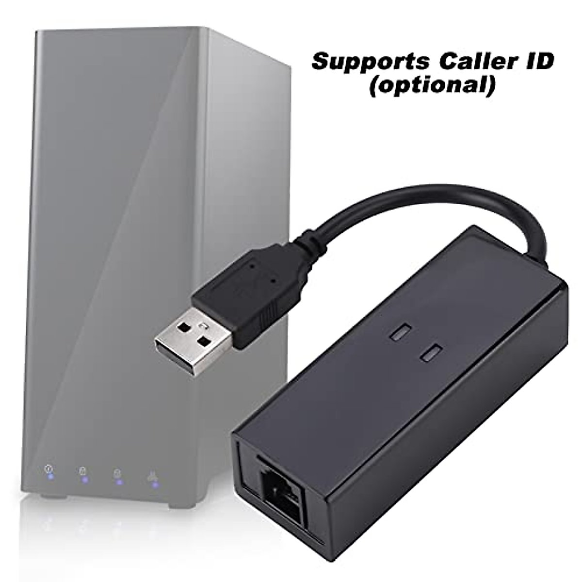 USB2.0 56K External Dial Up Fax Data Modem, V.92 Voice Fax Data Modem Dongle Adapter, for Windows 98, for Win SE, for Win 2000, for Win XP, for Win Vista, for Win 7