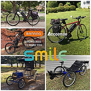 BAFANG BBS02B 48V 750W Mid Drive Kit for 68MM Bottom Bracket, 8Fun Electric Bike Mid Mount Motor with 500C Display & 44T Chainring, eBike Conversion for Mountain Road Commuter Bicycle (NO Battery)