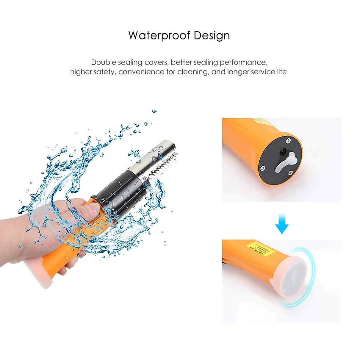 Electric Fish Scaler,Viiwuu Portable Automatic Powerful Cordless Fish Scaler Scale Scraper Remover Cleaner Skinner Kit Build in 12V Rechargeable Battery Electric Fish Scaler Remover