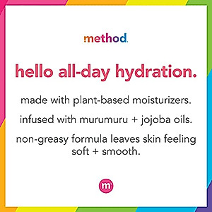 Method Daily Lotion, Simply Nourish, Plant-Based Moisturizer for 24 Hours of Hydration