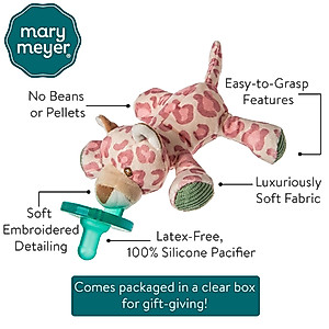 Mary Meyer WubbaNub Infant Pacifier, 6-Inches, Little But Fierce Leopard