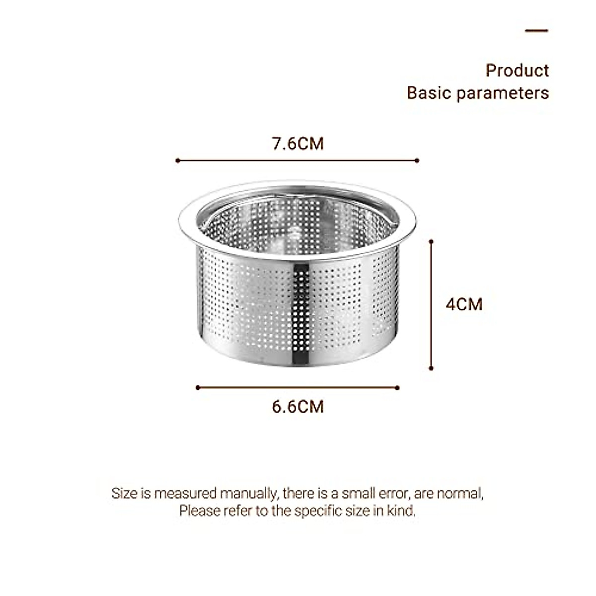 SooGree 2 Pack Sink Drain Strainer,3 inch Diameter with Handle,304 Stainless Steel Kitchen Sink Strainer,Perfect for Kitchen Sinks,Rust Free,Anti Clogging (Long Shape)