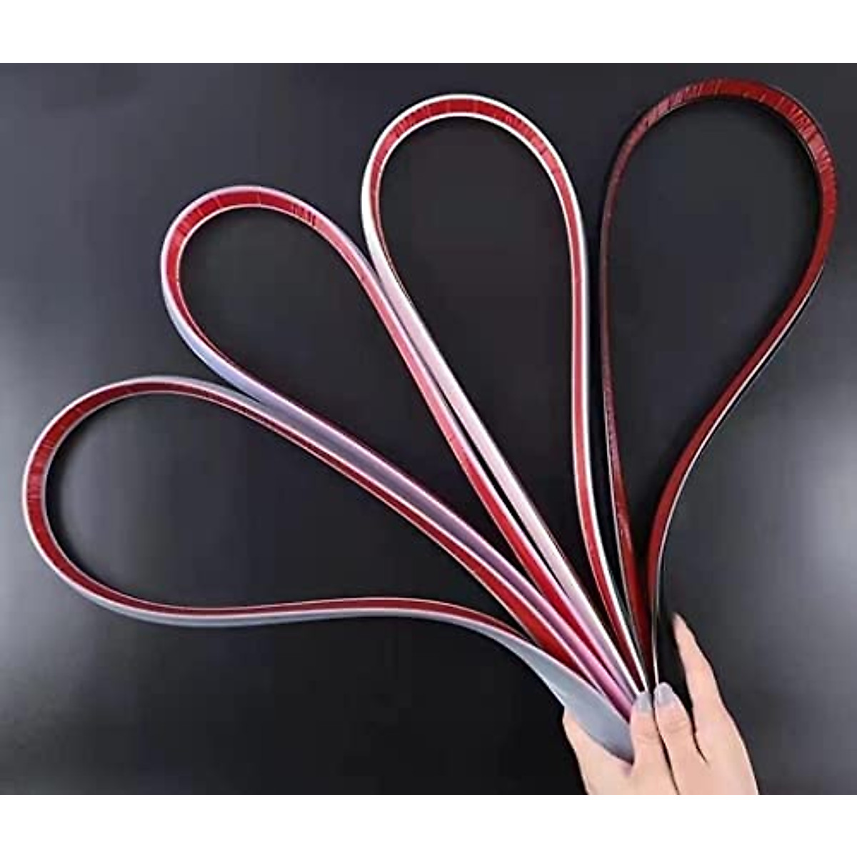 Shower Tray Sealing Strip Bathroom Collapsible Retaining Strip, Frameless Shower Threshold, Water Barrier for Bathtub, Bathroom and Kitchen, Keeps Water Inside Threshold