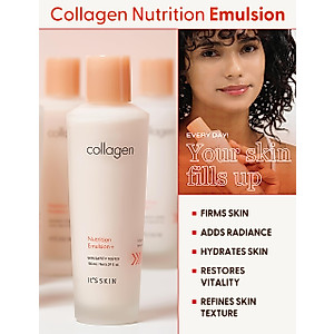 It'S SKIN Collagen Nutrition Toner, Anti-Wrinkle Face Toner with Marine Collagen, Firming & Revitalizing, Texture Refining pH Balancing & Nourishing Toner, 5.07 fl.oz.