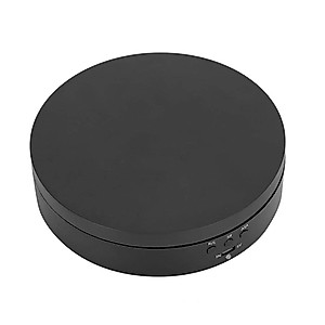 360° Rotating Display Stand, Motorized Display Stand Turntable Max Load 2-4KG 3 Gears Two Way Revolving Turntable Base for Jewelry Spinner Phone