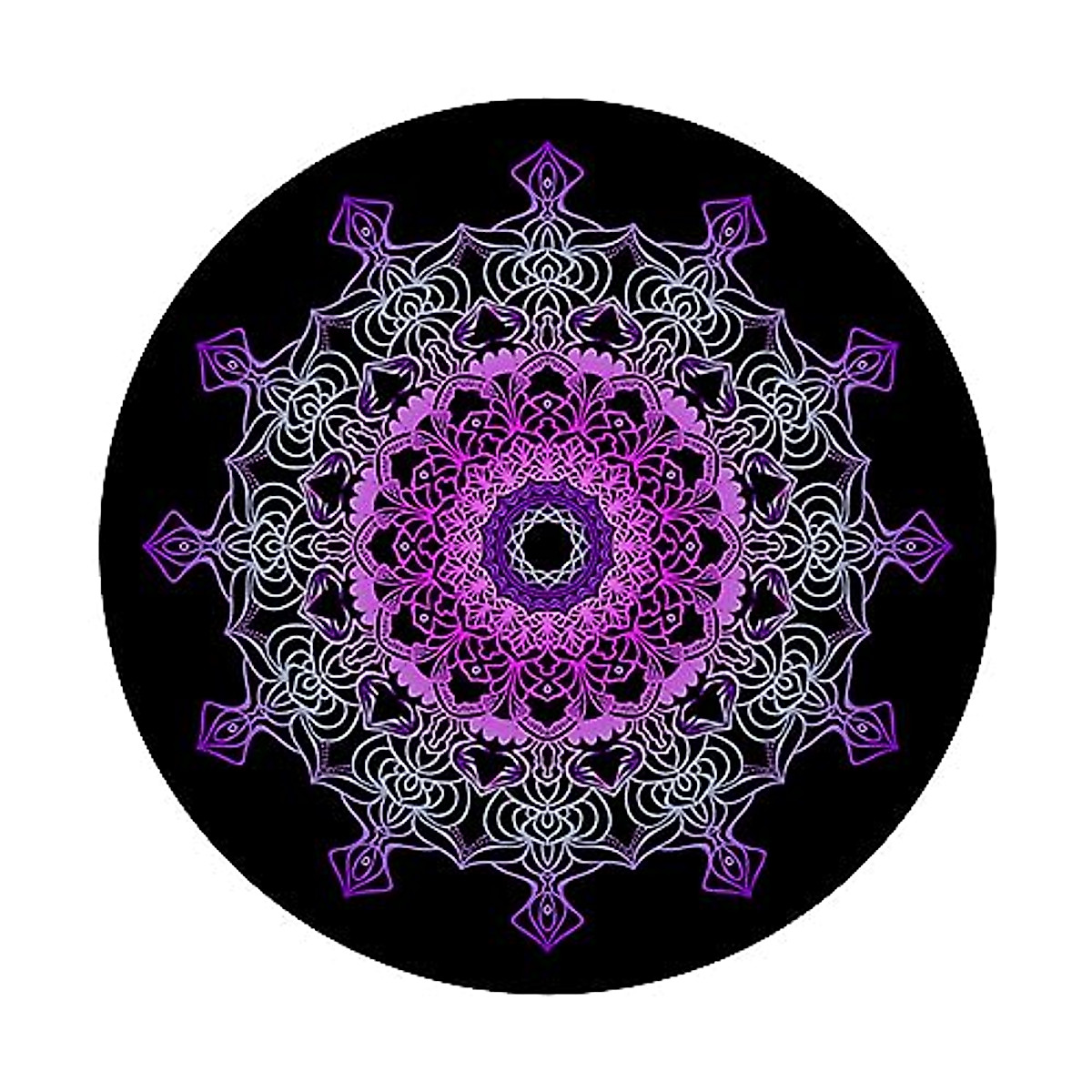 Purple Mandala PopSockets Standard PopGrip