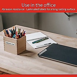 4 Pack Label Tape Replacement for Brother TZe-231 P Touch Tze Tape 12mm 0.47 Laminated White Label Maker Tape Compatible with P-Touch PT-D210 H110 D600 P1230PC P700BT H111 D400 E500 P300BT, 26.2Ft