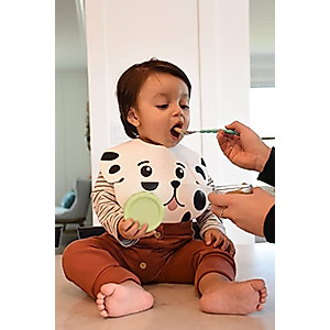 melii Glass Baby Food Freezer Jars, Snack Container with Lids, BPA Free, Microwave & Dishwasher Safe (2oz - 12 Piece Set)