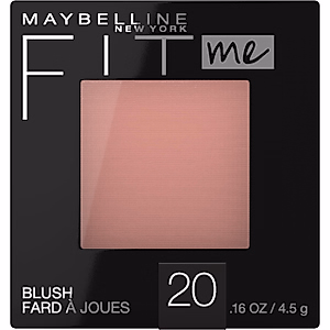 Maybelline Fit Me Powder Blush, Lightweight, Smooth, Blendable, Long-lasting All-Day Face Enhancing Makeup Color, Mauve, 1 Count