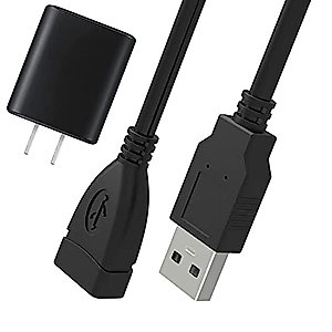 USB Charger for JLab Go Ai/Pop/Sport, JLab Epic Air ANC/Sport ANC, JLab JBuds Air/Sport/Executive/Pro/Play Gaming/ANC USB A Male to Female Extension Cable Cord