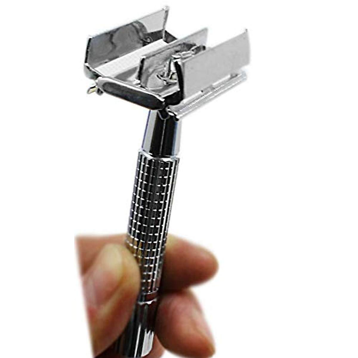 Old Fashion Double Edge Razor and 12 Stainless Razor Blade Ultimate Shaving Experience