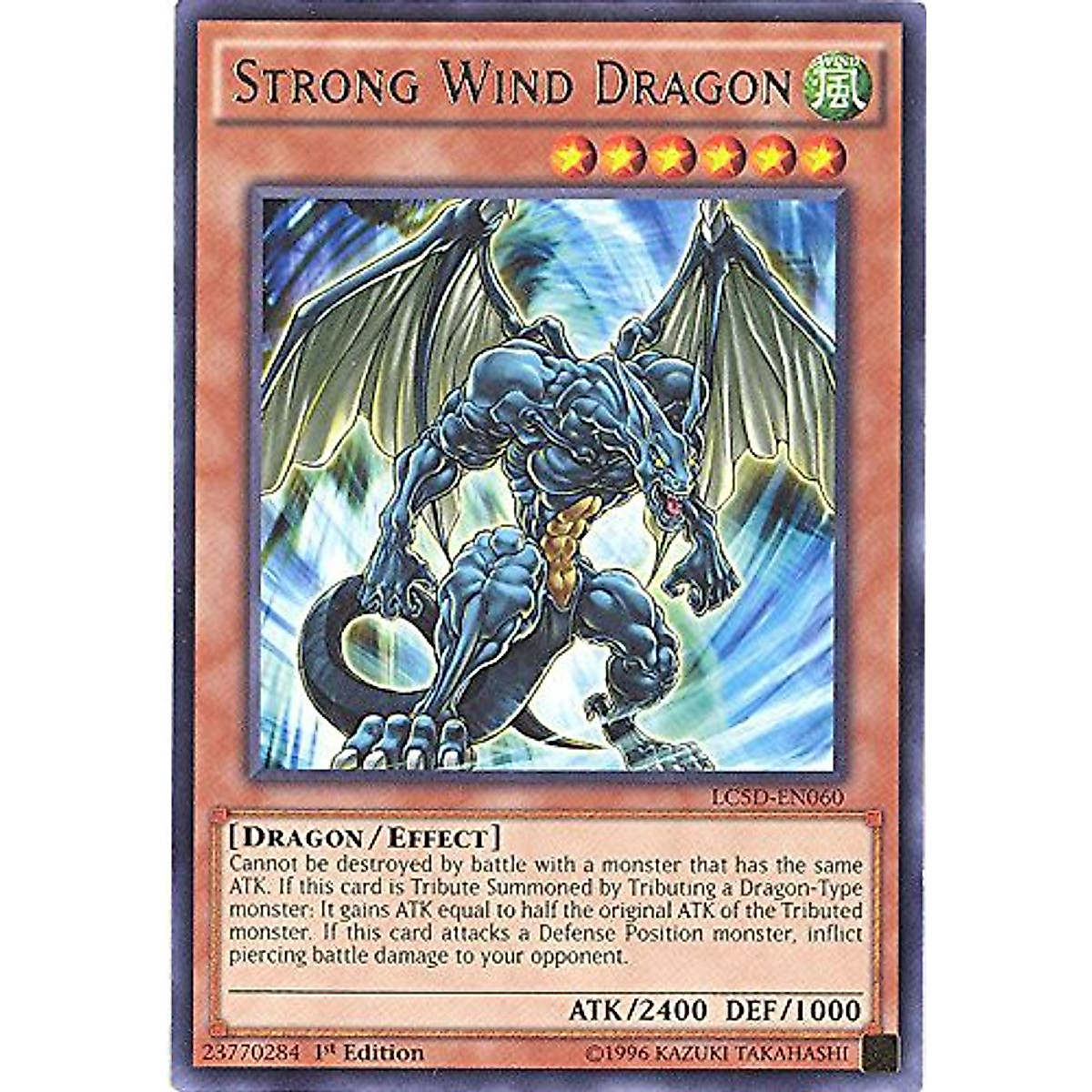 Yu-Gi-Oh Card - LC5D-EN060 - STRONG WIND DRAGON (rare) - NM/Mint ^G#fbhre-h4 8rdsf-tg1378600