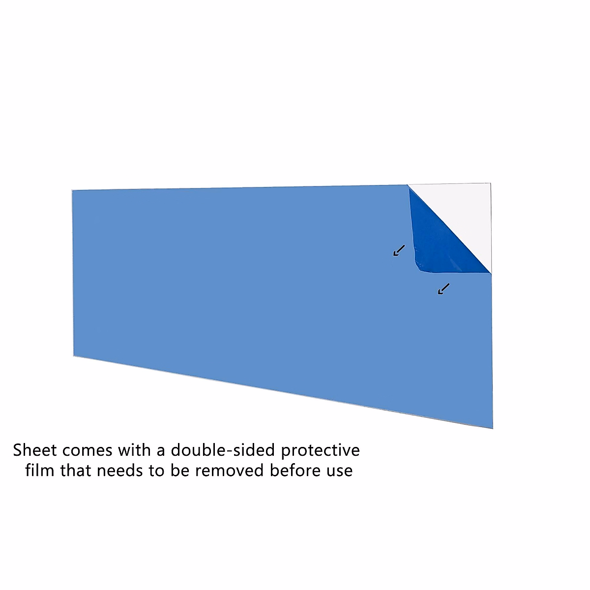 Acrylic Plastic Sheet 6MM (1/4") x 24" x 48" - Clear Plexiglass