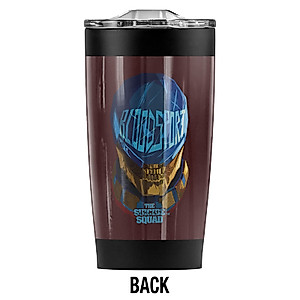 Suicide Squad 2 Bloodsport Illustration Stainless Steel Tumbler 20 oz Coffee Travel Mug/Cup, Vacuum Insulated & Double Wall with Leakproof Sliding Lid | Great for Hot Drinks and Cold Beverages