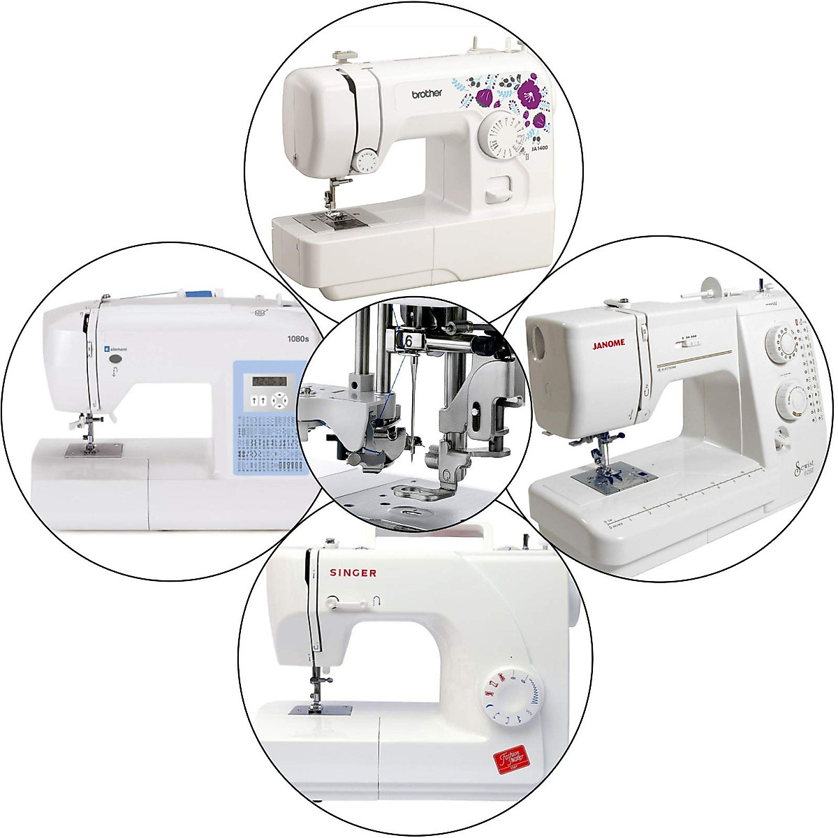 STARVAST 30 Pcs Embroidery Sewing Machine Needles Size 75/11 130/705H HAx1 Sewing Needles for Brother Sewing Machine (3 Pack of 10 Needles)