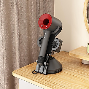 Moophy Supersonic Hair Dryer Stand Holder Compatible for Dyson, Blow Dryer Accessory Bathroom Organizer Storage Rack Compatible for Dyson hairdryer HD01 HD02 HD04 HD07 HD08 HD11 HD12 HD15 HD16 Care Tools