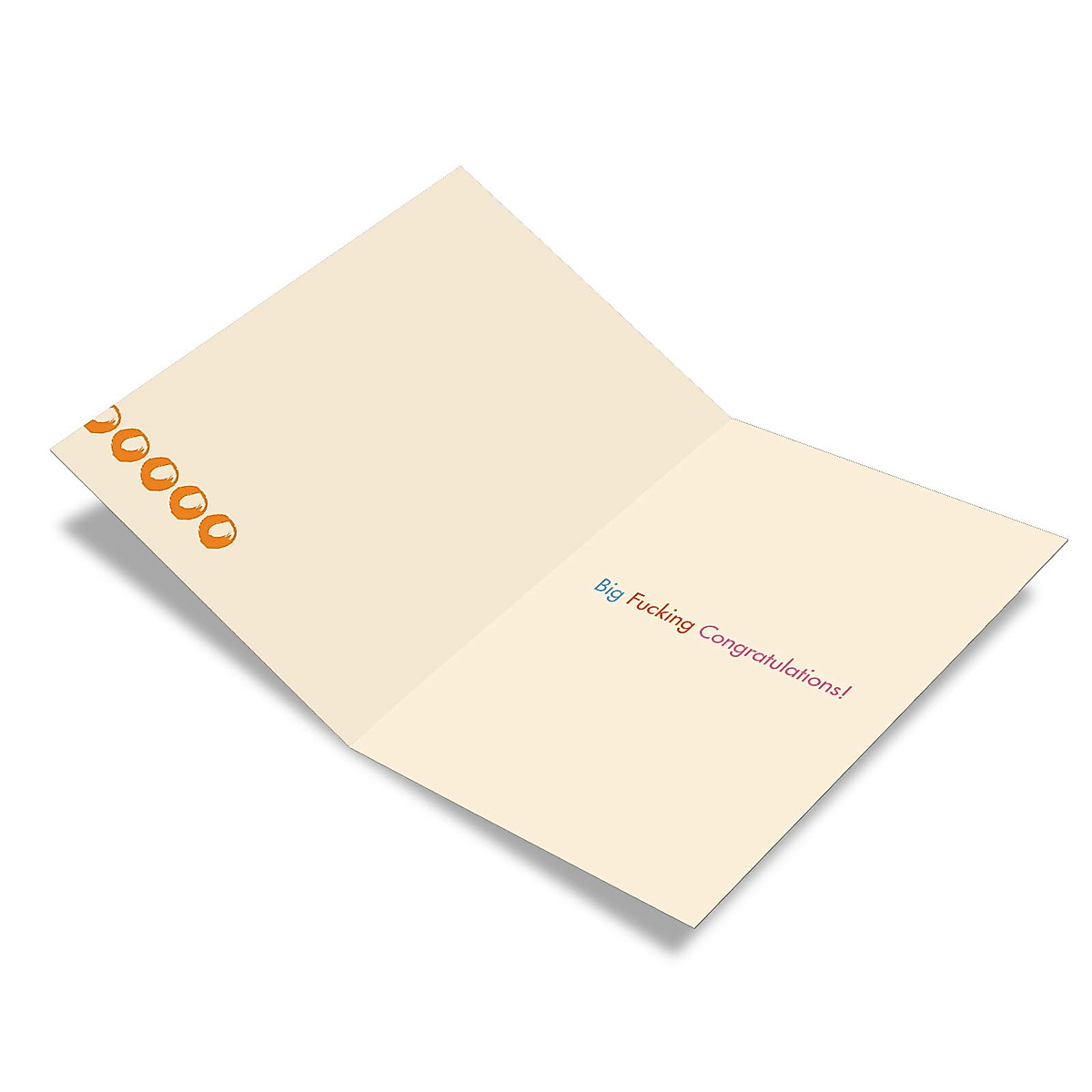 NobleWorks - 1 Funny Adult Congratulations Card with Envelope - Congrats Greeting, Appreciation - Sooooo Proud C6410CGG