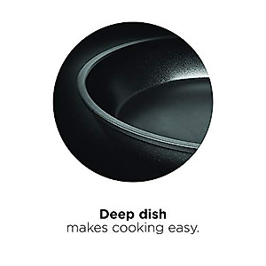 Ecolution Symphony Multipurpose Forged and Stainless Steel Pots and Pans 8 pc. Set, Reinforced Ergonomic Cool-Touch Handles, Dishwasher Safe, Fully Nonstick Interior, Slate,Grey