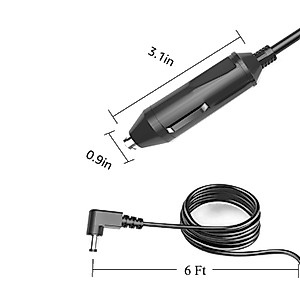 OEM BA-306 12V Car DC Adapter Power Cord Supply Compatible with Inogen One G3 G4 G5 Model IO-300 IO-400 1400-1000 1400-2000 BA-301 BA-503 BA306 Auto Vehicle Cigarette Lighter Plug Battery Charger