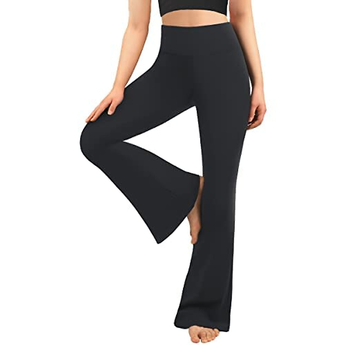 MOREFEEL Women’s Bootcut Yoga Pants - Flare Leggings for Women High Waisted Active Leggings Workout Lounge Jazz Dress Pants