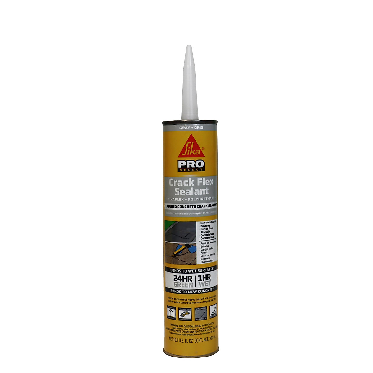Sikaflex Crack Flex Sealant, Gray, Self-leveling, sealant for sealing horizontal cracks, 10,1 fl. Oz & Sika Backer Rod, Gray, Polyethylene foam used to partially fill deep cracks or joints