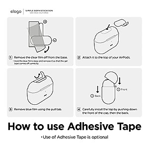 elago Compatible with AirPods Pro Case Clear - High Rating, TPU Transparent Shockproof, Protective Case Cover with Keychain, Gel Tape Included, Wireless Charging [Neon Yellow]