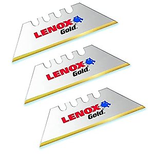 Lenox Gold 20350-GOLD5C Titanium Edge Utility Knife Blade - 5/Pack, 3 Pack (Total 15 Blades)