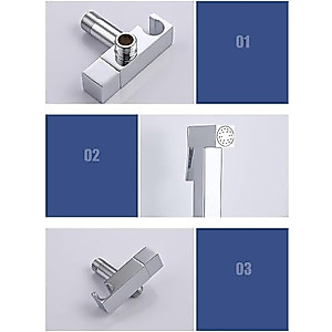 BINCAVIDOU Handheld Bidet Sprayer for Toilet, Complete Toilet Hygiene Shower Kit, Toilet Bidet Sprayer, Independent Switch Bidet for Pressure Relief Nozzle