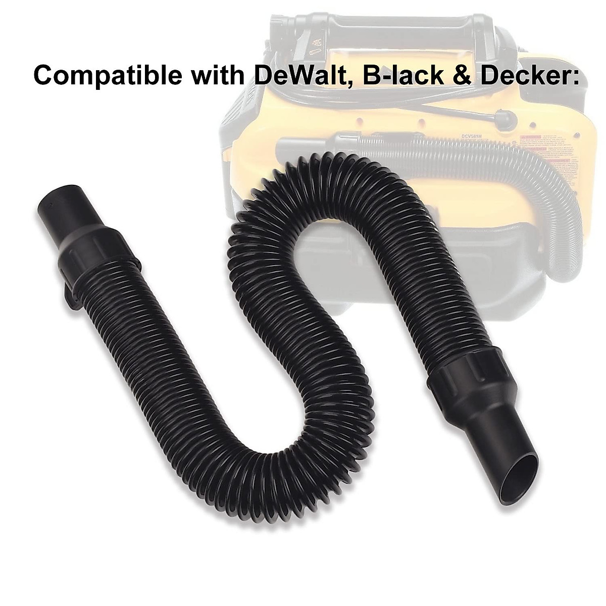 5140128-68 Replacement Hose Assembly, Compatible With D-eWalt DCV580 DCV581H Cordless/Corded Vacuum Hose - Detachable