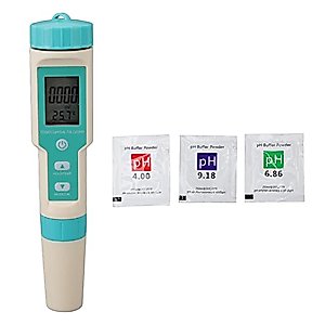 Hztyyier Water Quality Meter ORP PH TDS Temp EC Salinity SG Tester Pen7 in 1 Water Quality Tester Tool Kits